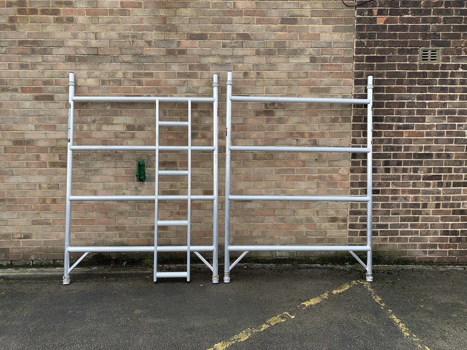 Aluminium Scaffold Tower 3m Trapdoor Platform staging board | eBay UK