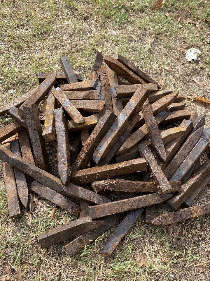 Railroad Spike Cut Off End For Welding, Blacksmithing, Forging, Knives ...