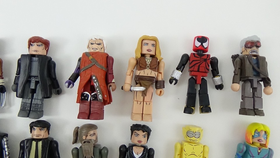 Lot of 40 Minimates Marvel Movies TV Shows Customized Loose Figures ...