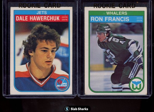 1982 O-PEE-CHEE OPC DALE HAWERCHUK RON FRANCIS ROOKIE RC LOT OF 2 | eBay