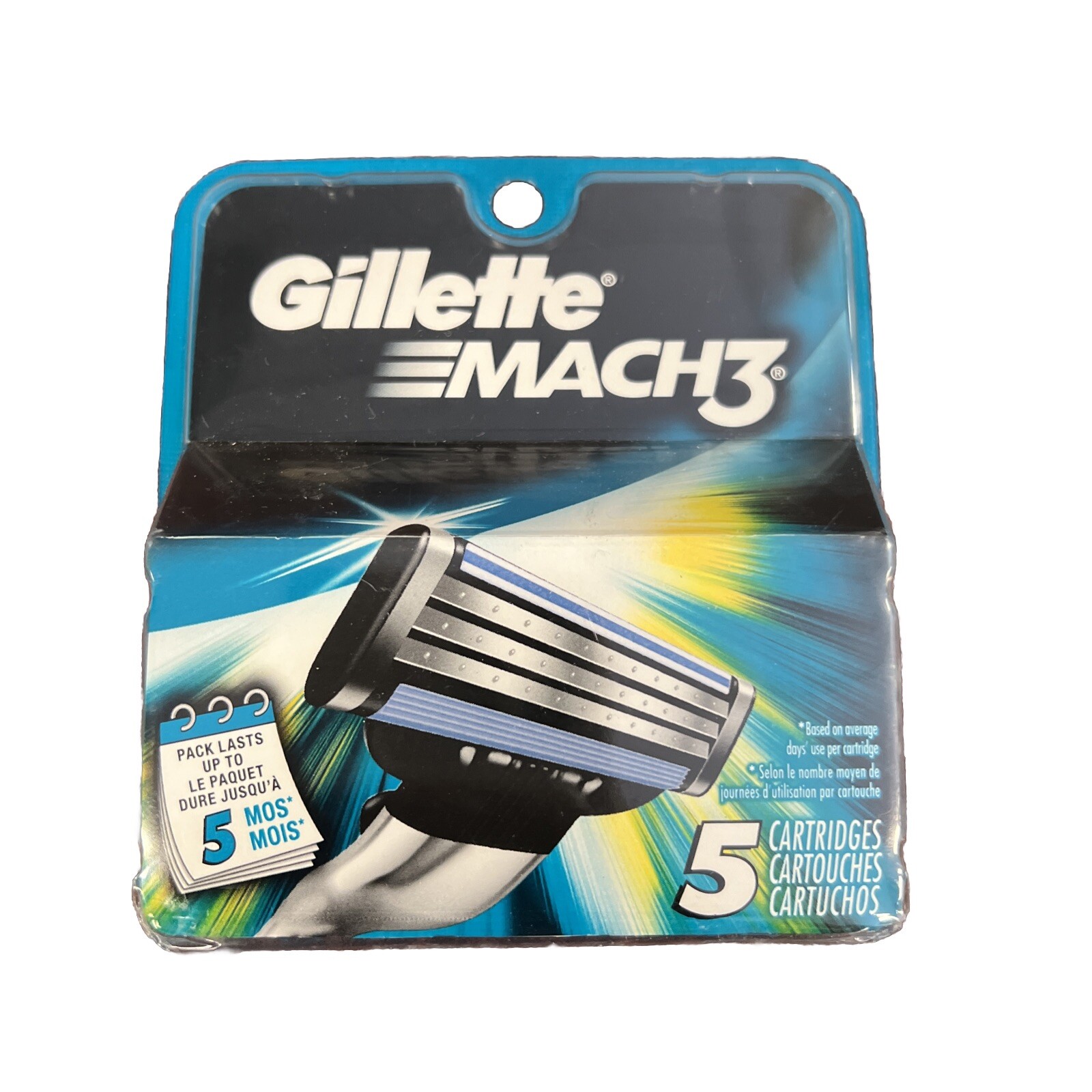 Gillette Mach 3 - Razor Replacement Cartridges - 5 Count | eBay