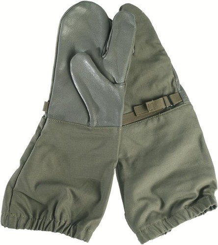 German Army Olive Over Mitts With Trigger Finger Unlined Work Mittens ...