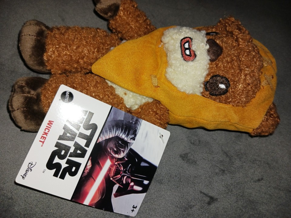 Star Wars 8" Wicket Ewok Plush Stuffed Animal Toy Figure Mattel Disney ...