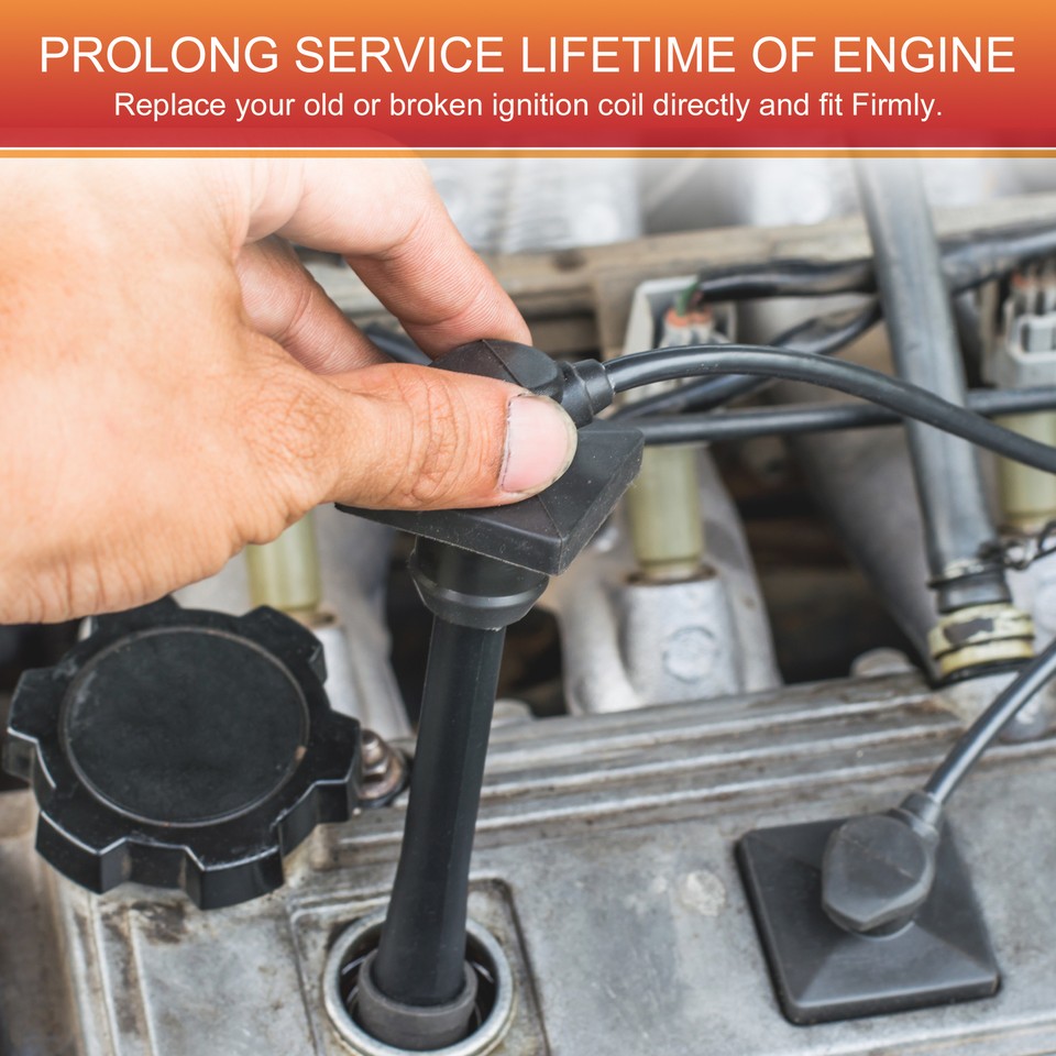 2750123B70 4Pcs Spark Plug Wires For Hyundai Elantra Tiburon Kia ...