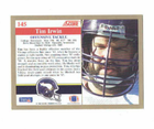 Tim Irwin Vikings Defensive Tackle #145 Score 1991 Football Card | eBay