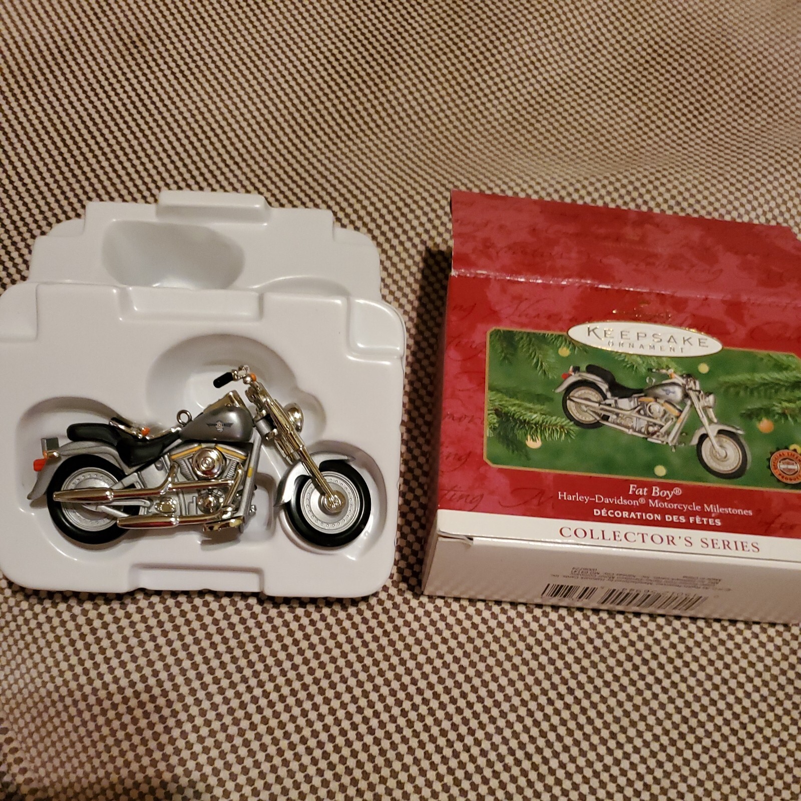 Vnt Christmas Ornament Harley Davidson Motorcycle Hallmark Keepsake ...