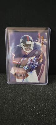 Rodney Hampton autograph signed auto Giants 1995 card | eBay