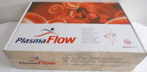 PLASMA FLOW •Manmed •Thrombosis DVT Prevention W/Charger & Manual Open ...