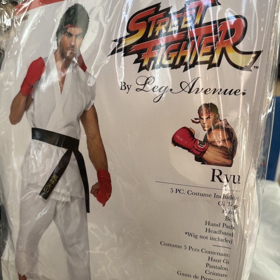 Street Fighter Capcom Adult Size Small Ryu Costume Cosplay | eBay
