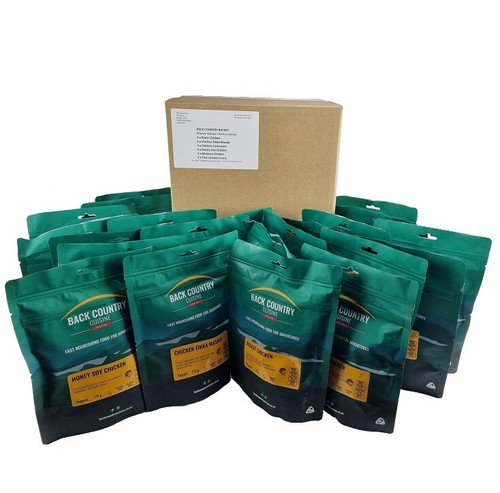 BACK COUNTRY CUISINE MEGA BOX CUSTOM FREEZE DRIED MEAL KIT IN ECO ...