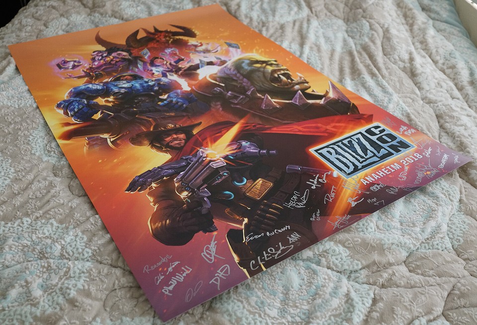 Blizzcon 2018 Exclusive Key Art Signed Poster | eBay