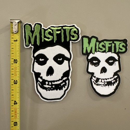 Misfits Skull (Iron Of Patch & Sticker Set) Punk/Rock/Metal/Music/Art ...