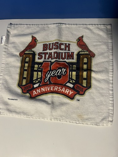 St. Louis Cardinals Busch Stadium 10 Year Anniversary Rally Towels | eBay