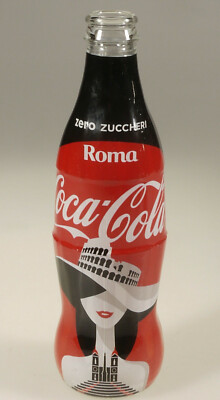 PRL) COCA-COLA ZERO BOTTIGLIA COCA COLA COLLEZIONE ROMA COKE COLLECTION ...