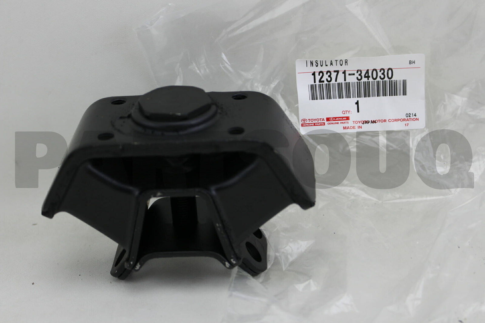 1237134030 Genuine Toyota INSULATOR, ENGINE MOUNTING, REAR NO.1 12371 ...
