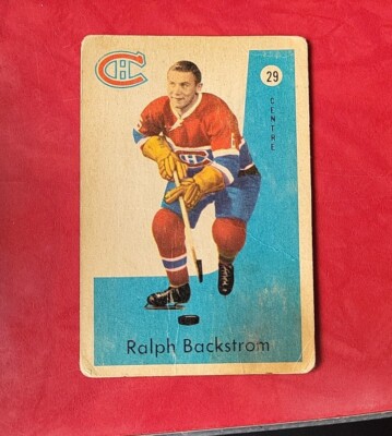1959-60 Ralph Backstrom Parkhurst #29 Montréal Canadiens G | eBay
