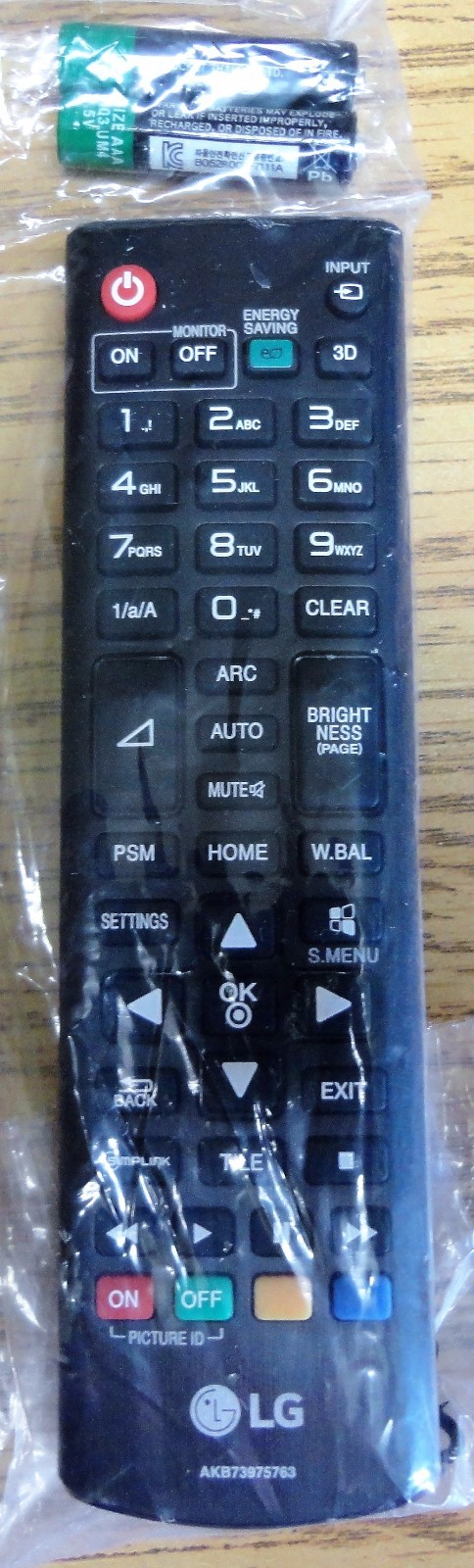 New Original LG 47LS55A-5BB REMOTE CONTROL AKB73975763 + Batteries | eBay