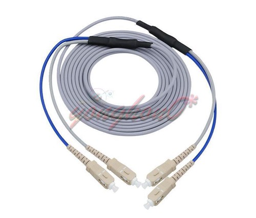 Armored Cable Fiber Patch Cord SC to SC UPC Pigtail Multi-Mode Cables ...