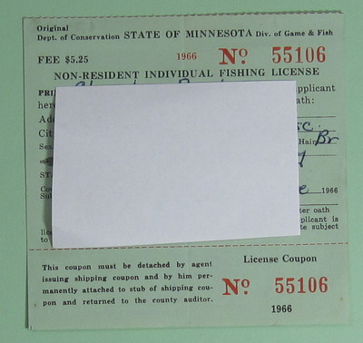 Licenses - Minnesota Fishing License