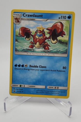 Crawdaunt - Crimson Invasion - Pokemon TCG - 25/111 | eBay