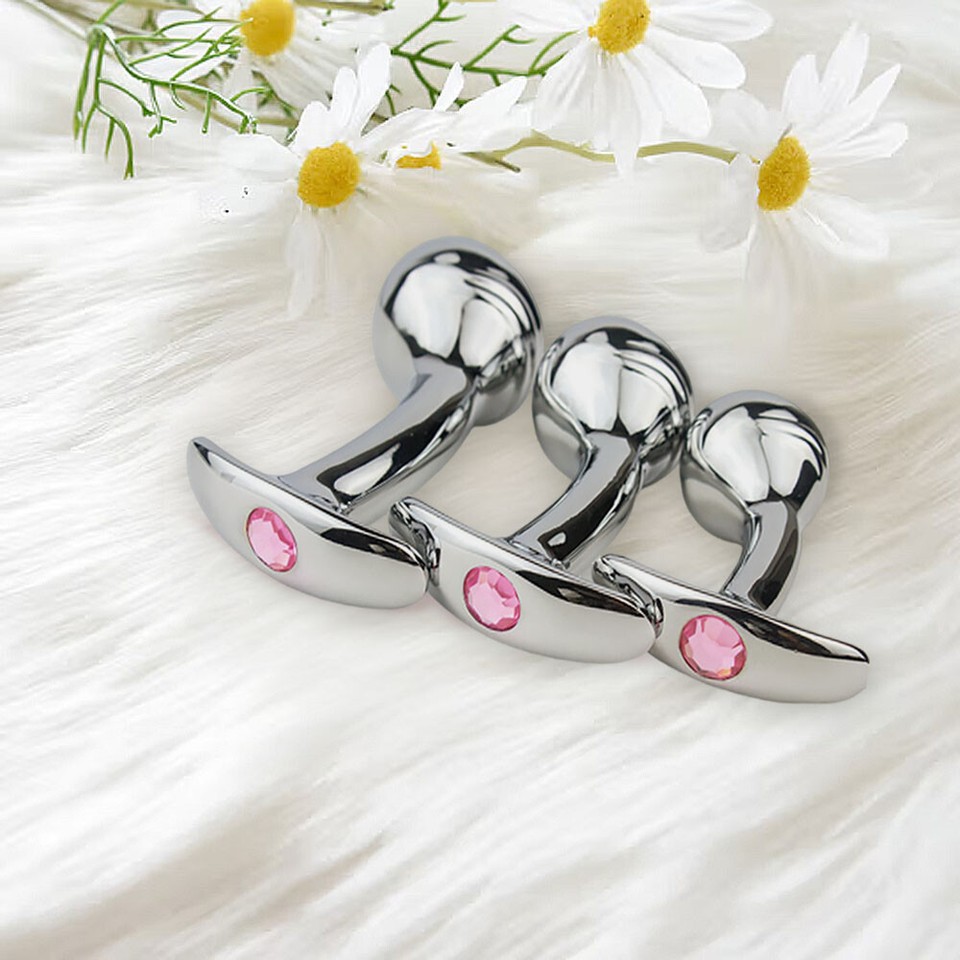 Metal Steel G-spot Anal Butt Plug Prostate Massager Probe Sex Toys for ...