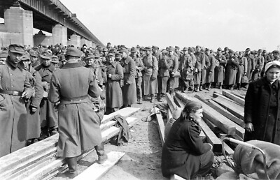 WW2 WWII Photo World War Two German Soldiers Prepare for Surrender ...