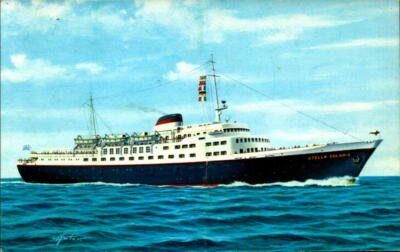 Postcard Sun Line Ms. Stella Solaris Cruise Ship Chrome Unused | eBay