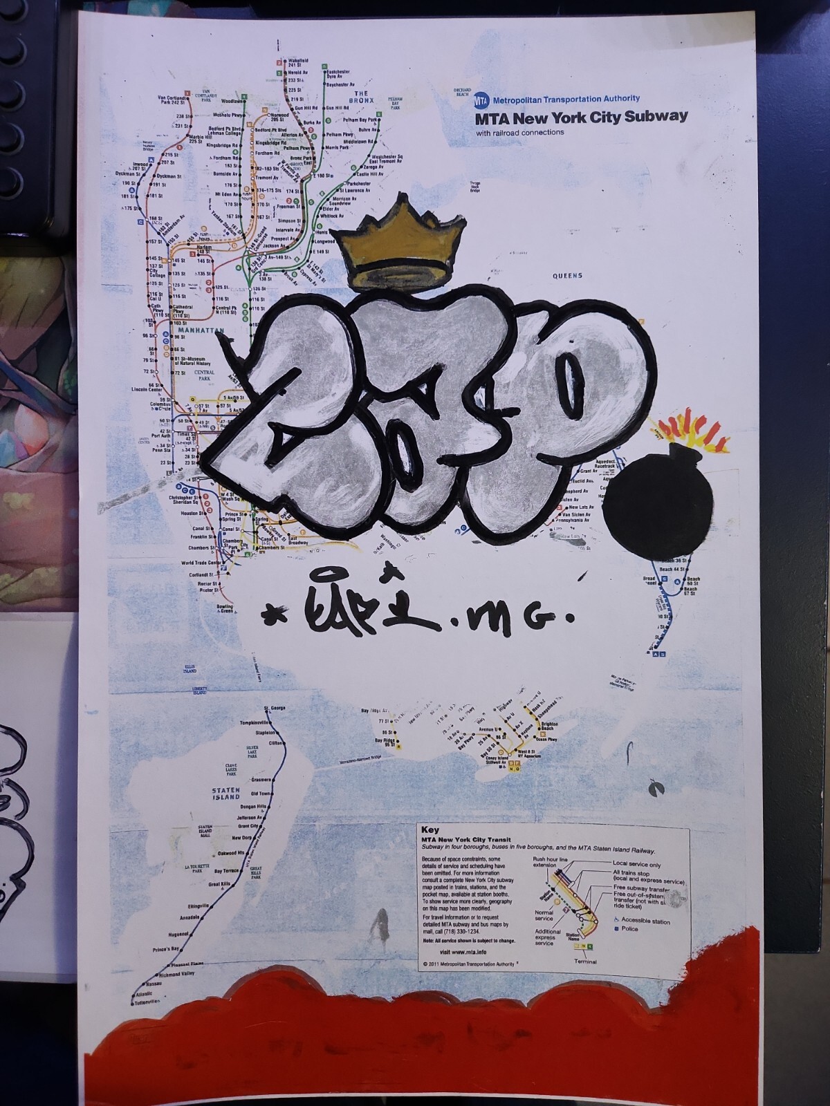 CAP ONE MPC Graffiti Legend Artist UNSIGNED Print + USPS 228 Postal ...