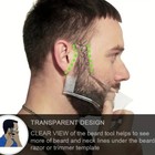 Beard Ruler, Beard Styling Tool, Beard Styling Comb, Beard Template ...