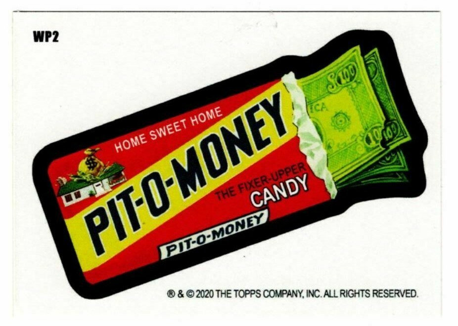 2020 Topps Wacky Packages All New Series June Week 2 Wonky Pit O Money ...