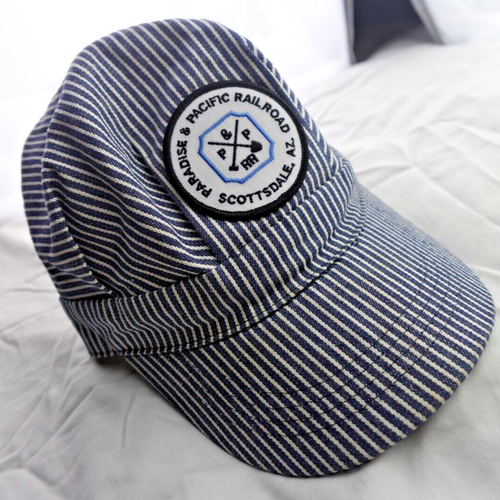 Paradise Pacific Railroad Conductor Hat Kids Blue Stripe Scottsdale AZ ...