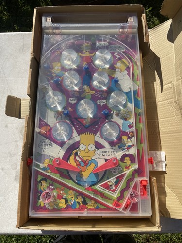 The Simpsons Table Top Pinball Game Vintage 1990 - ***RARE*** | eBay