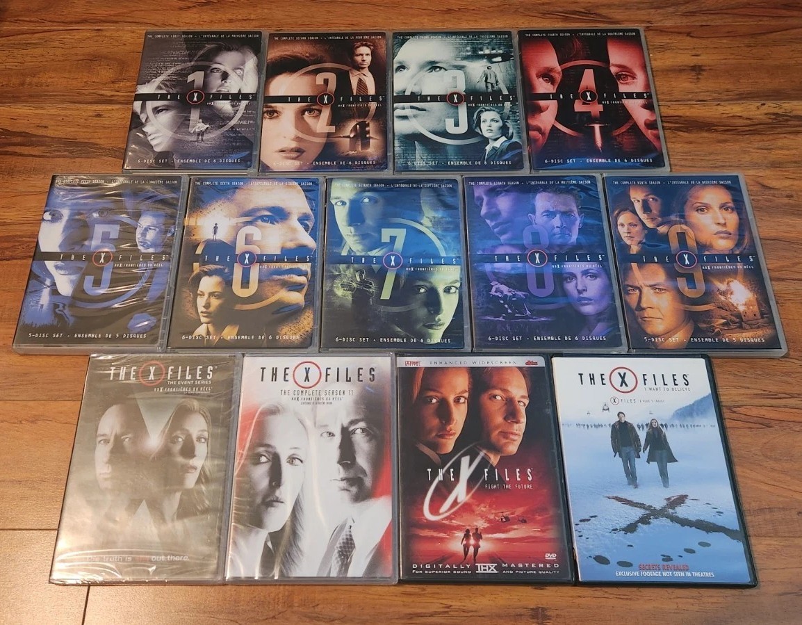 /4229 The X-Files Complete Series 1 2 3 4 5 6 7 8 9 10 11 & Films DVD ...
