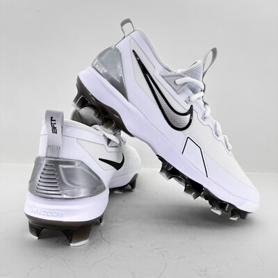 Nike Force Trout 9 Elite Low MCS White Baseball Cleats [FZ0884-102 ...