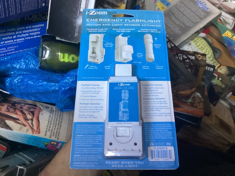 I-Zoom Emergency Flashlight - New / Sealed | eBay