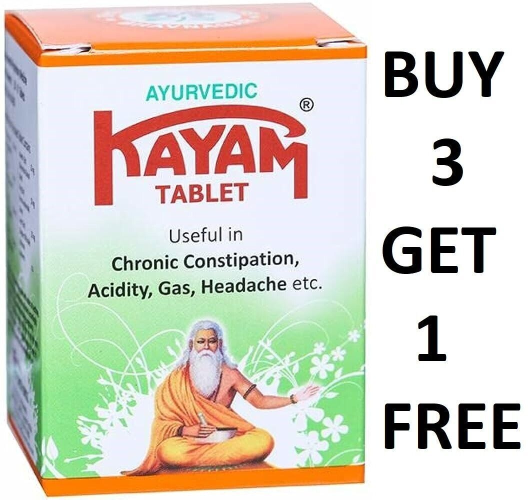 Kayam Tablet Ayurvedic for Constipation 30 Tablets | eBay