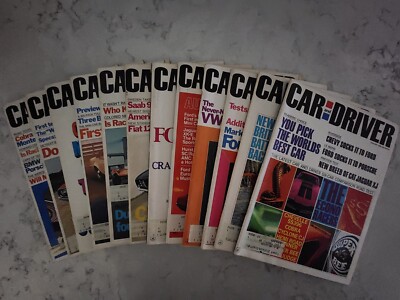Car and Driver Magazines - 1969 - Full Year and Bonus 1969 Yearbook! | eBay