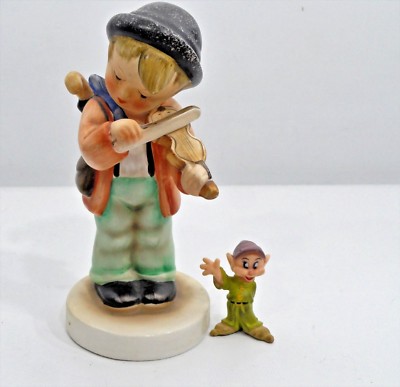 Vintage Older Napco Figurine “The Fiddler" Boy 5 ½ Inch Mint SH1A | eBay