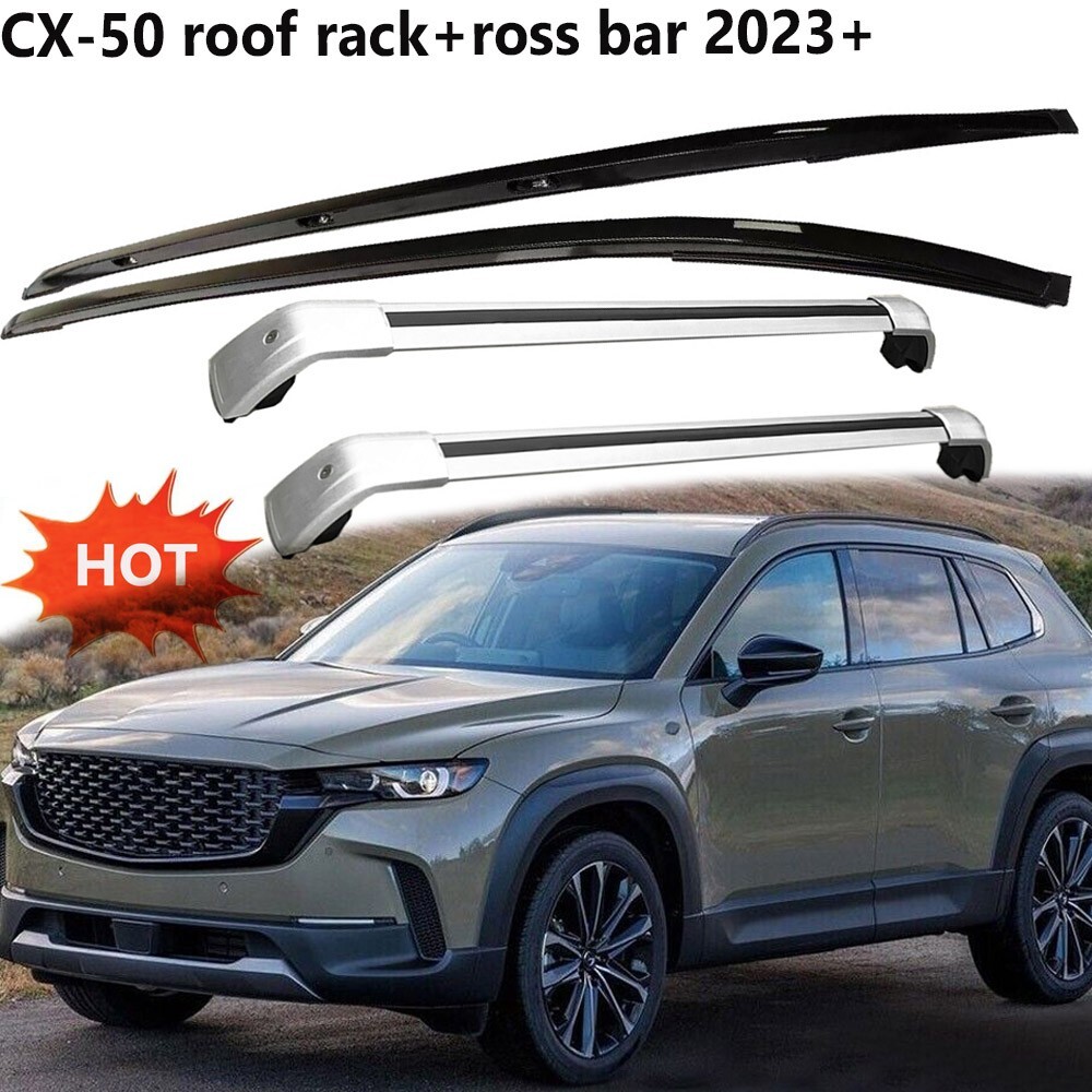 4PCS Roof Rail Racks Cross Bars Crossbar Fits for Mazda CX-50 CX50 2023 ...