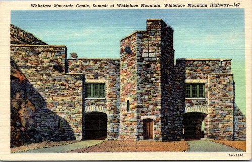 Whiteface Mountain Castle Whiteface Mountains New York Linen Postcard ...
