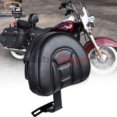 2007-2017 Harley Heritage Softail Adjustable Driver Rider Backrest Pad ...