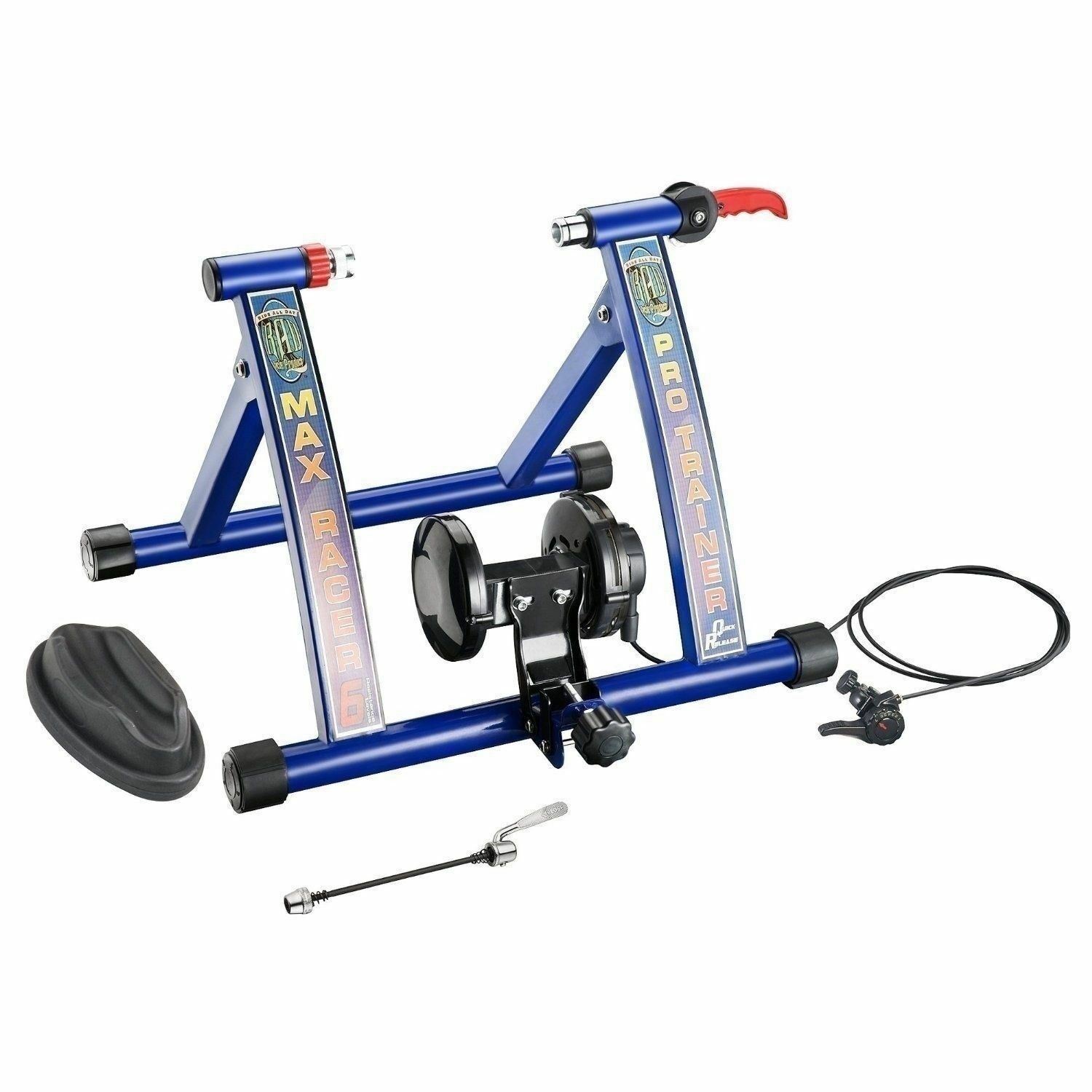 Magnetic Resistance Bicycle Trainer Indoor Exercise Bike Quiet Portable ...