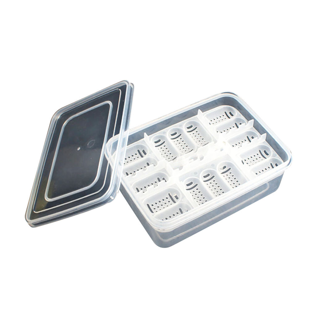 16 Reptile Egg Incubator Tray Box +Thermometer DIY Incubation Snake ...