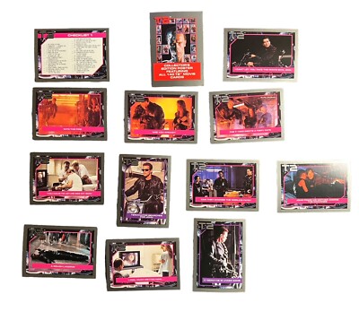 Lot of 11 T2 Terminator Movie Trading Cards 1991 Impel | eBay