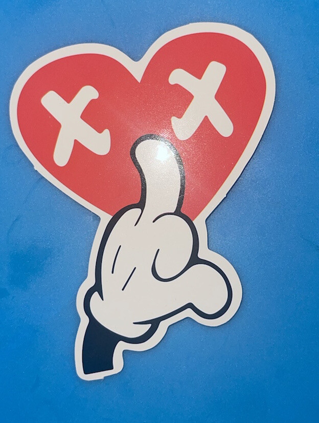 Mickey Mouse Hands Middle Finger