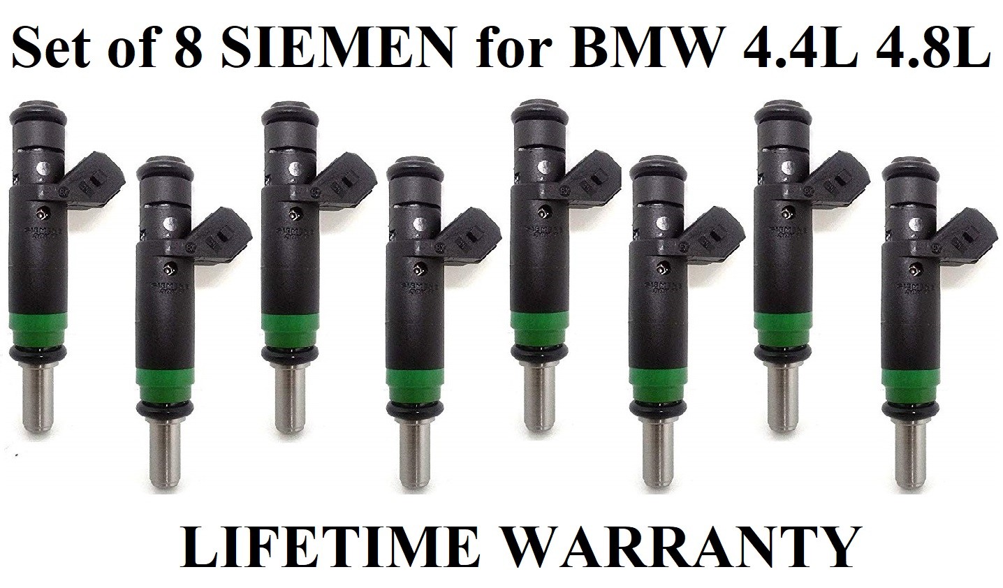 8X OEM Upgraded Siemens Fuel Injectors for BMW X5 550i 545i 645Ci 650i ...