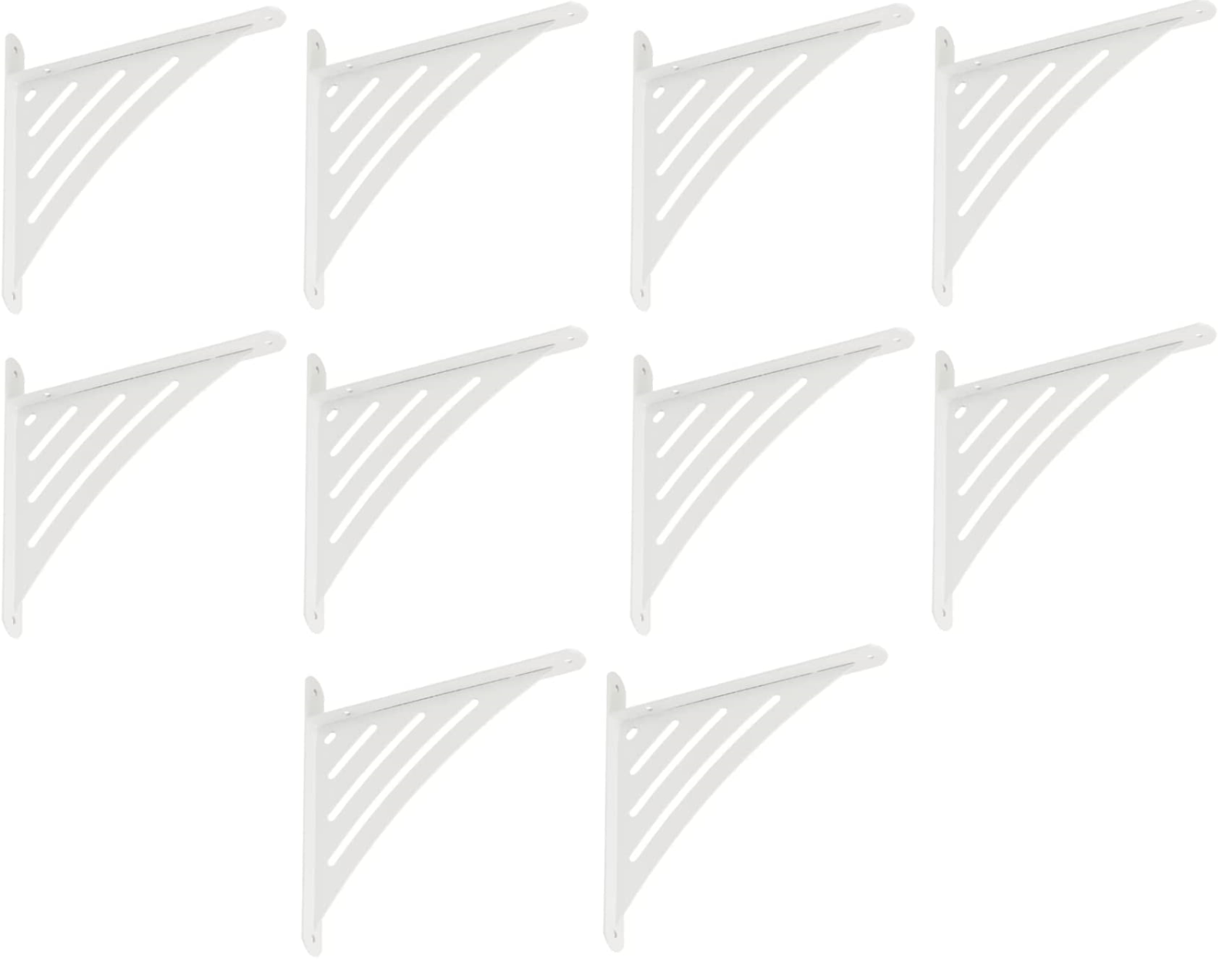 Konsolen weiß Wandwinkel Set Regalträger Wand-Träger Regal Winkel DIY ...