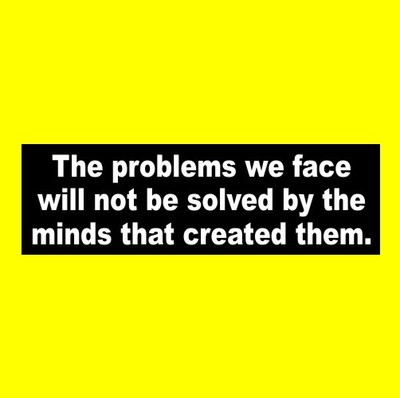 "THE PROBLEMS WE FACE" anti-government BUMPER STICKER, libertarian ...