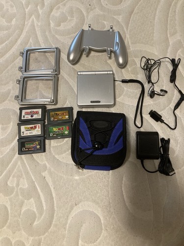 Nintendo Game Boy Advance SP Bundle Lot MAGNIFIERS AND GRIP SOLD OUT ...