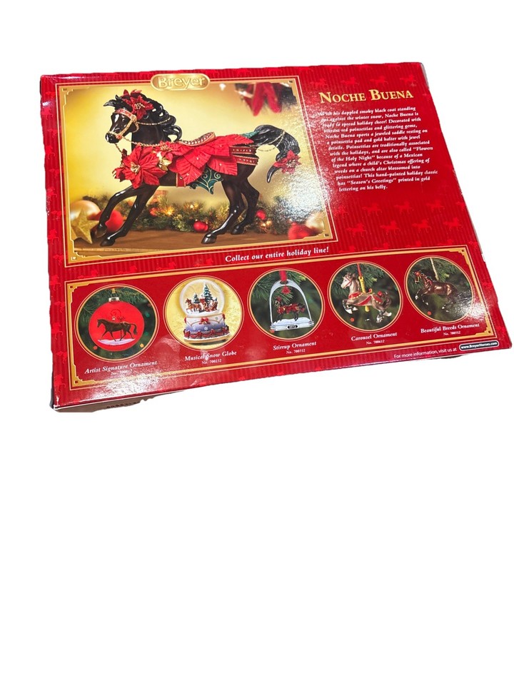 Breyer #700112 Dark Bay Noche Buena, Ethereal, 2012 Holiday Horse, NIB ...
